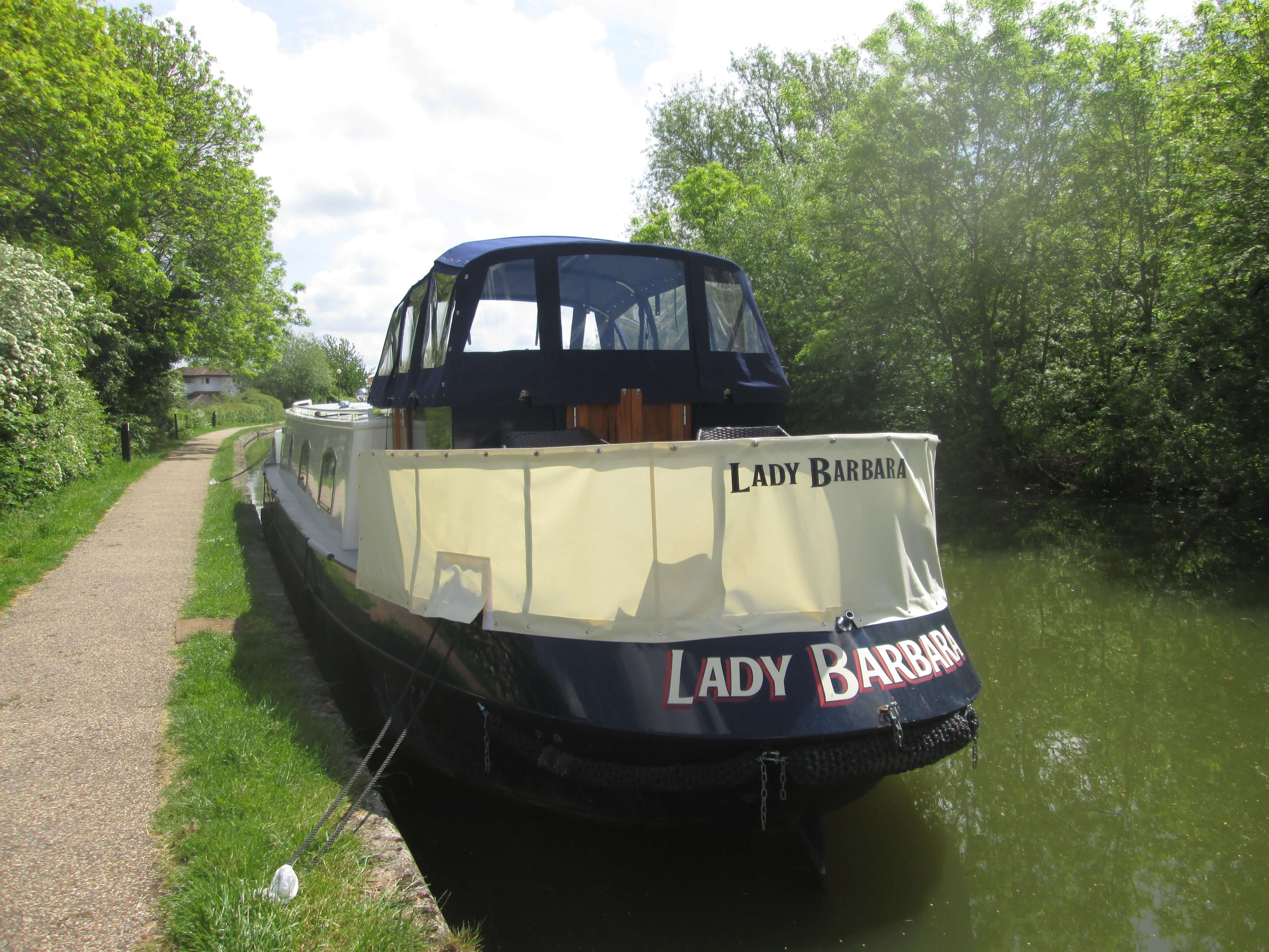 Wide Beam Cruiser Stern Skirt - Canvasman