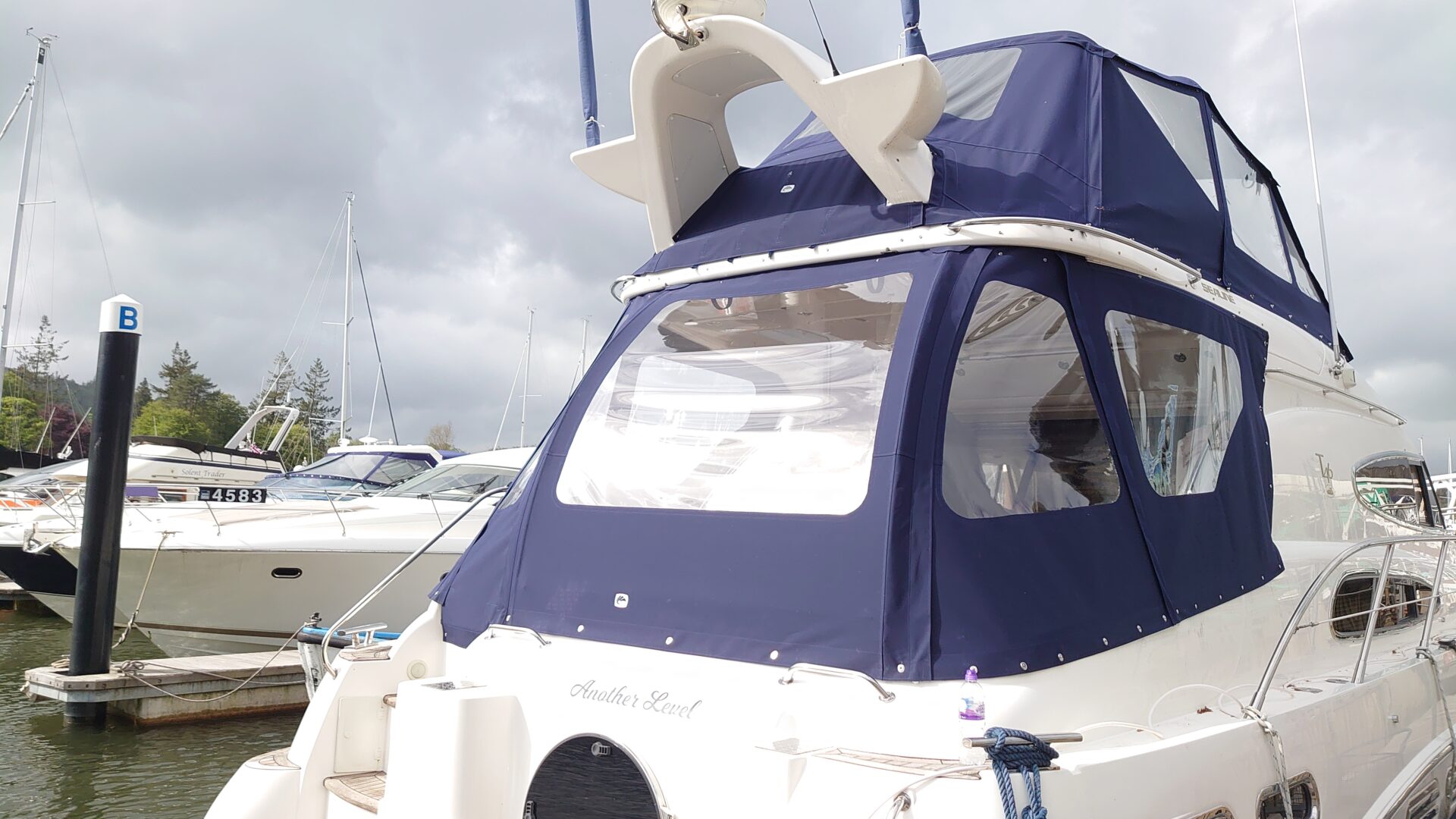 Yacht Spray Hood Campa Back - Canvasman